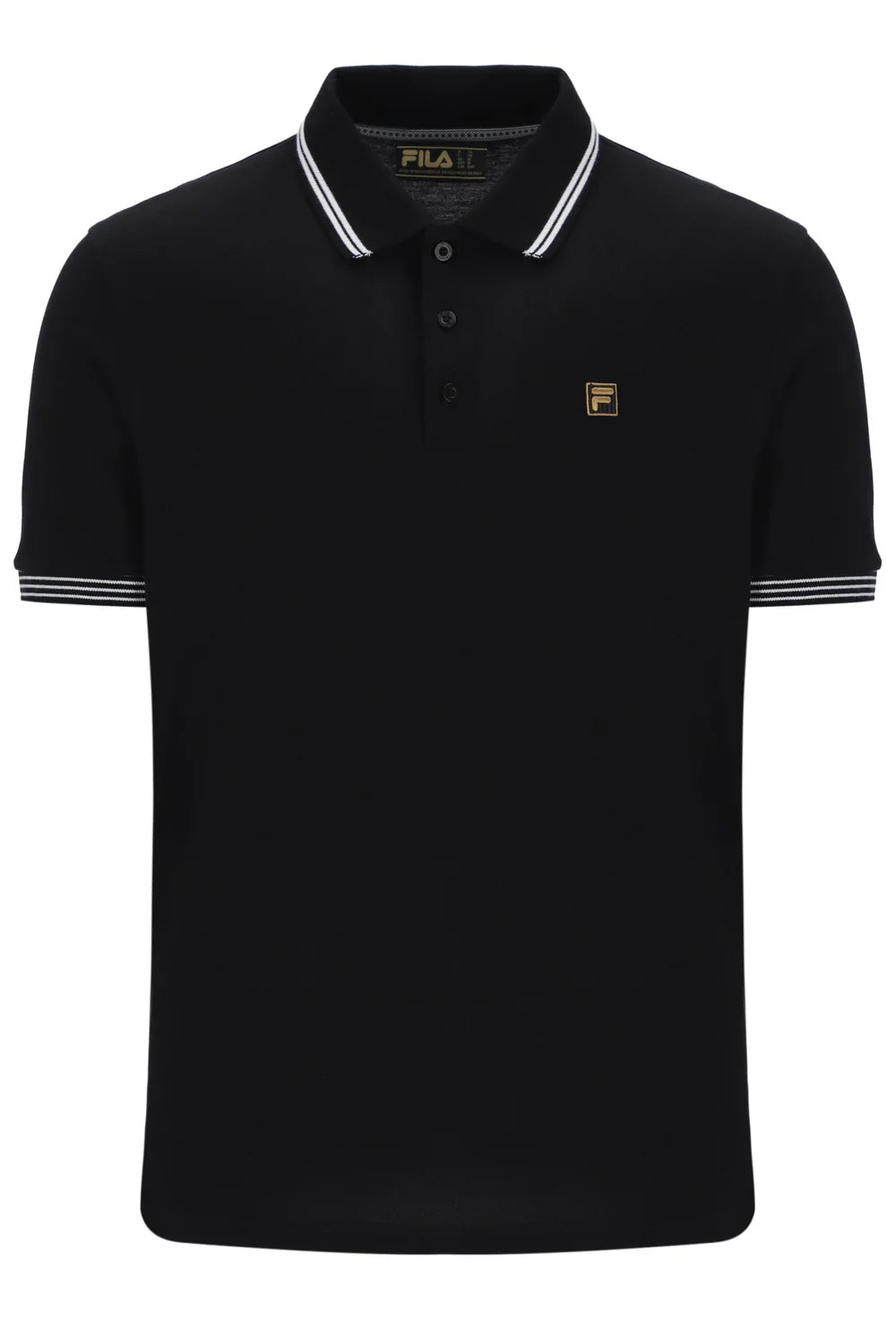 FILA Gold Soren 2 Polo Shirt Black – Designer Warehouse